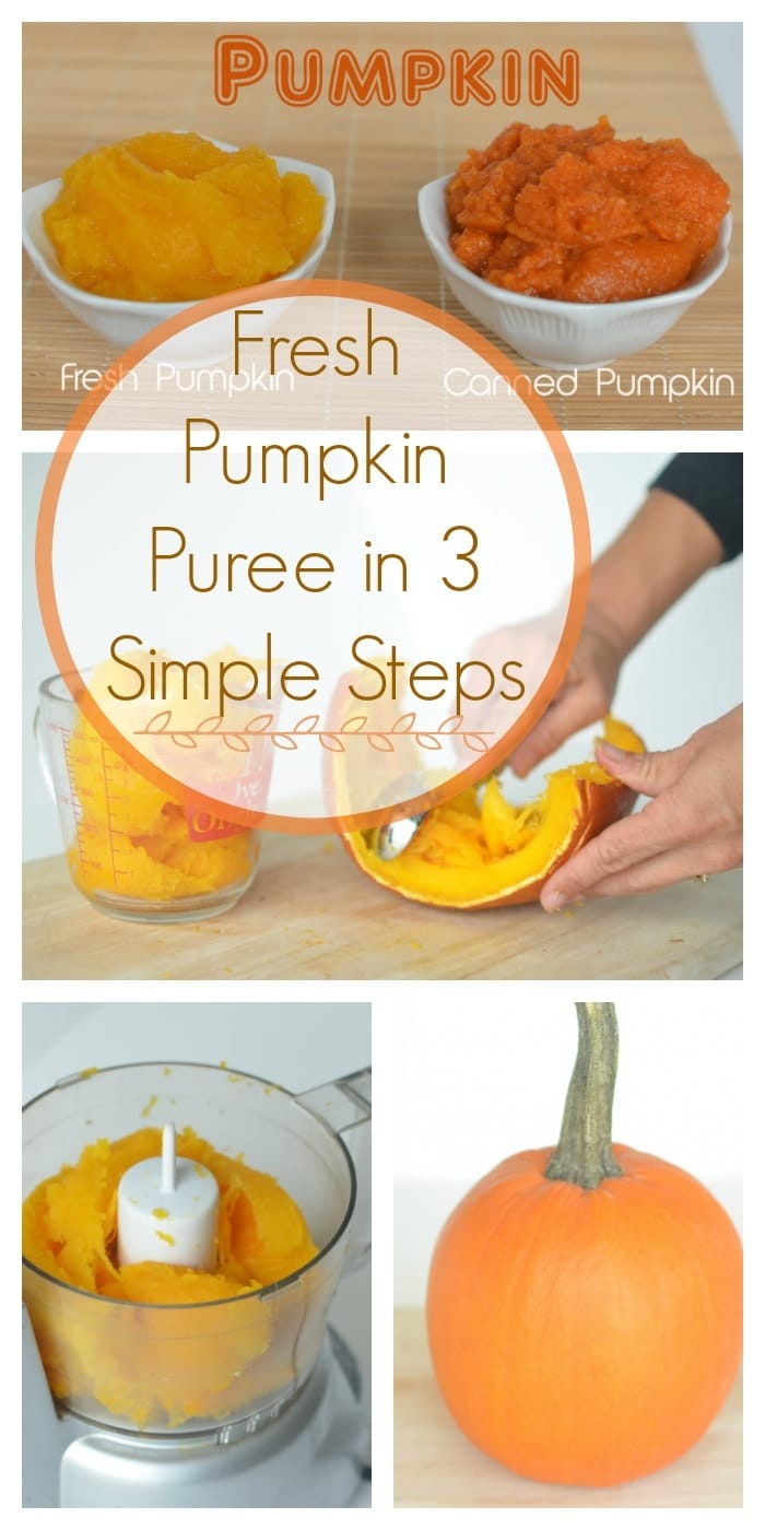 Fresh Pumpkin Puree in 3 Simple Steps - Super Healthy Kids