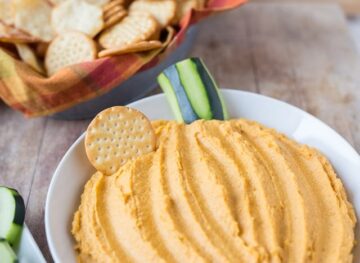 Pumpkin Hummus for Kids - SHK