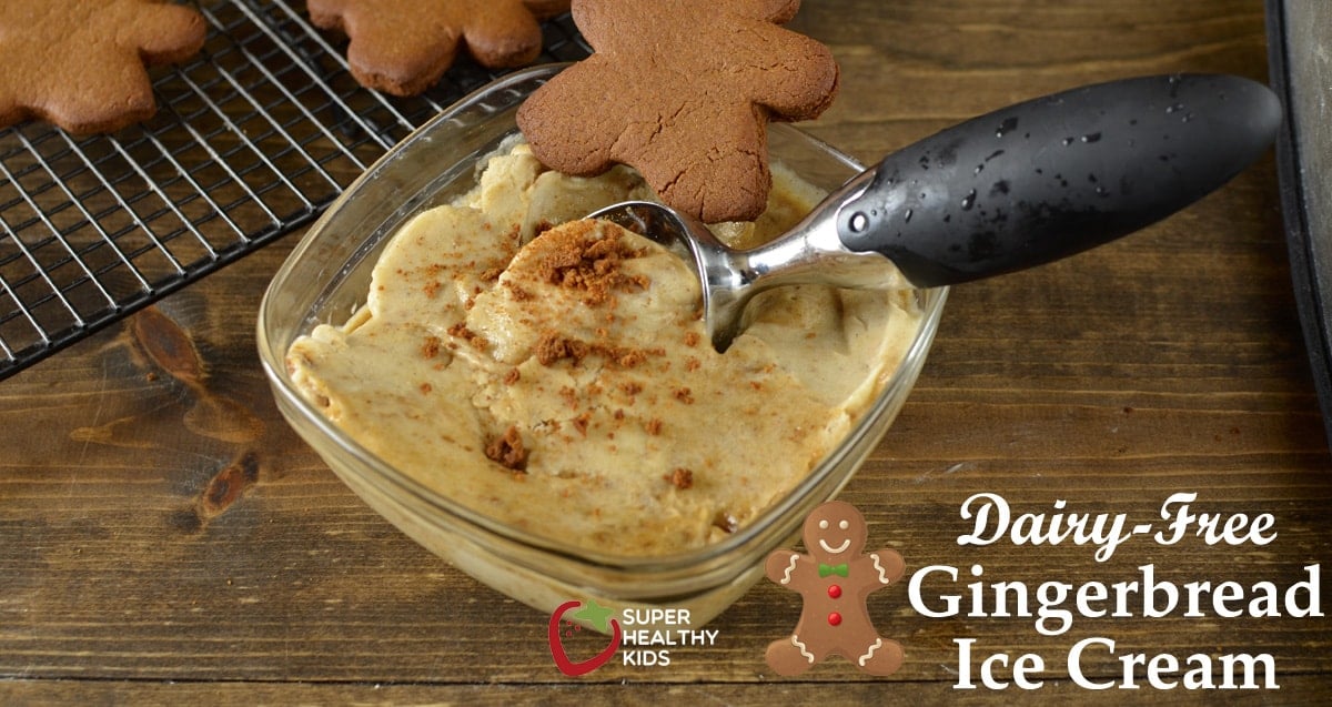 Dairy Free Gingerbread Ice Cream Recipe - SHK