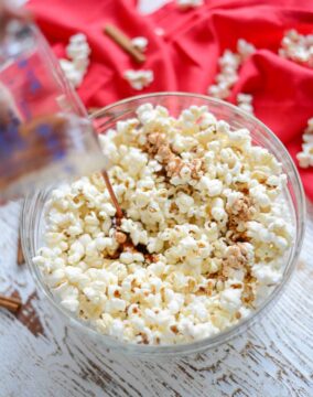 Maple Snickerdoodle Popcorn - Super Healthy Kids