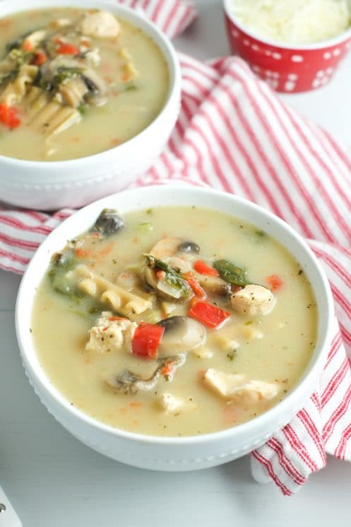White Chicken Lasagna Soup - Super Healthy Kids White Chicken Lasagna Soup - Super Healthy Kids