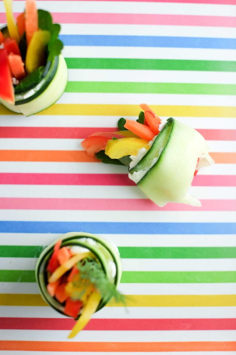 Fresh Cucumber Roll-ups - Super Healthy Kids