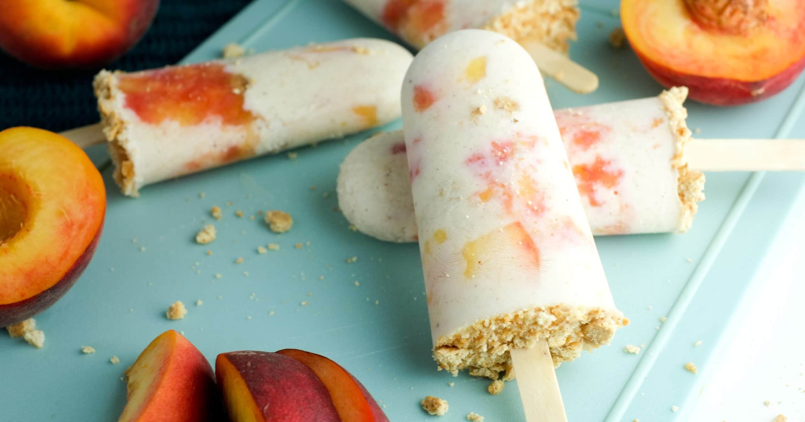 Peach Pie Popsicles Recipe - SHK