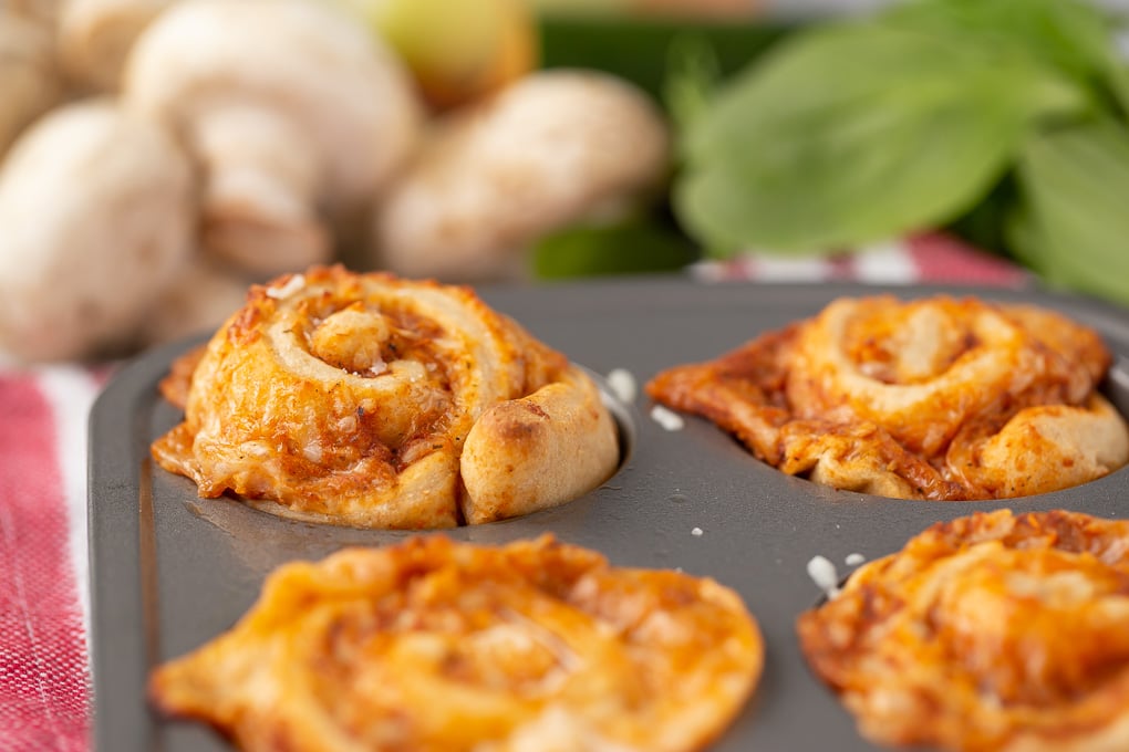 Veggie Packed Pizza Rolls Recipe - SHK