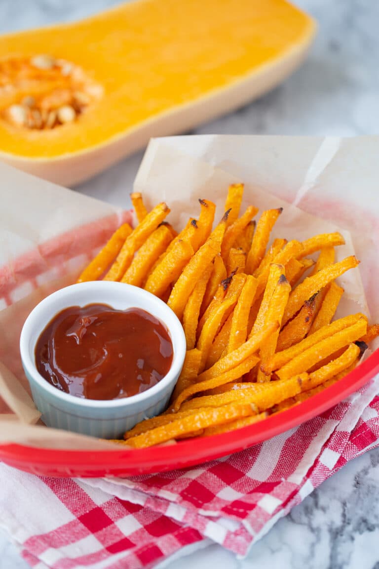Sweet and Salty Butternut Squash Fries Recipe - Super Healthy Kids