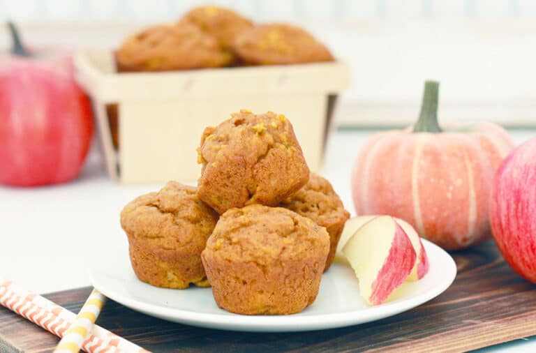 Pumpkin Apple Muffins - Super Healthy Kids