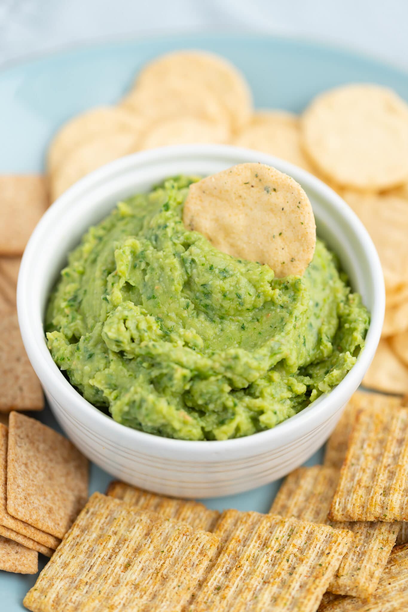 Green Goddess Hummus - A Twist on the Dressing