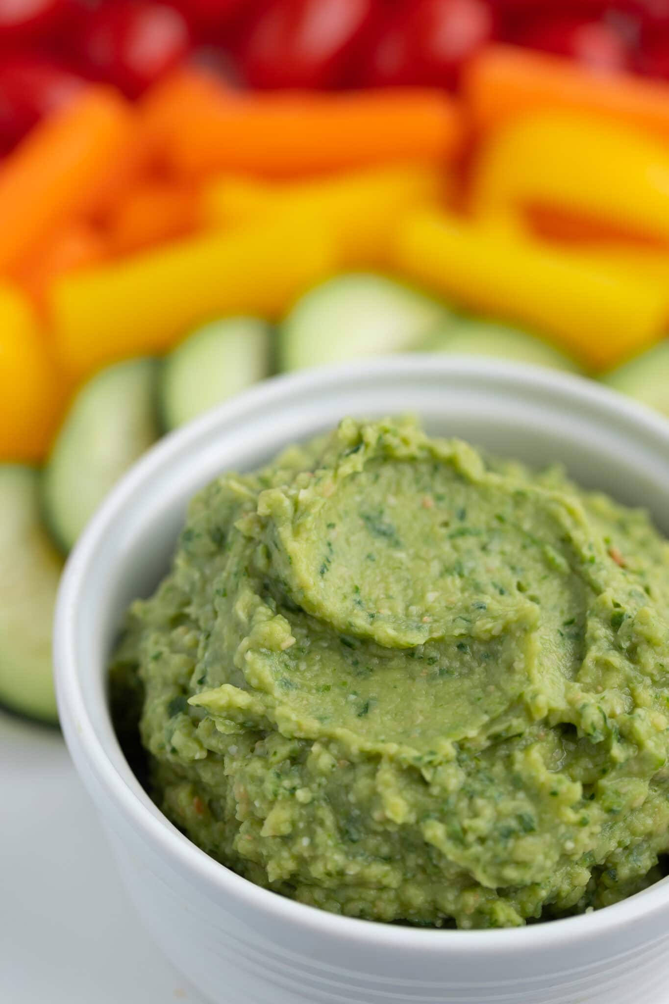 Green Goddess Hummus - A Twist on the Dressing