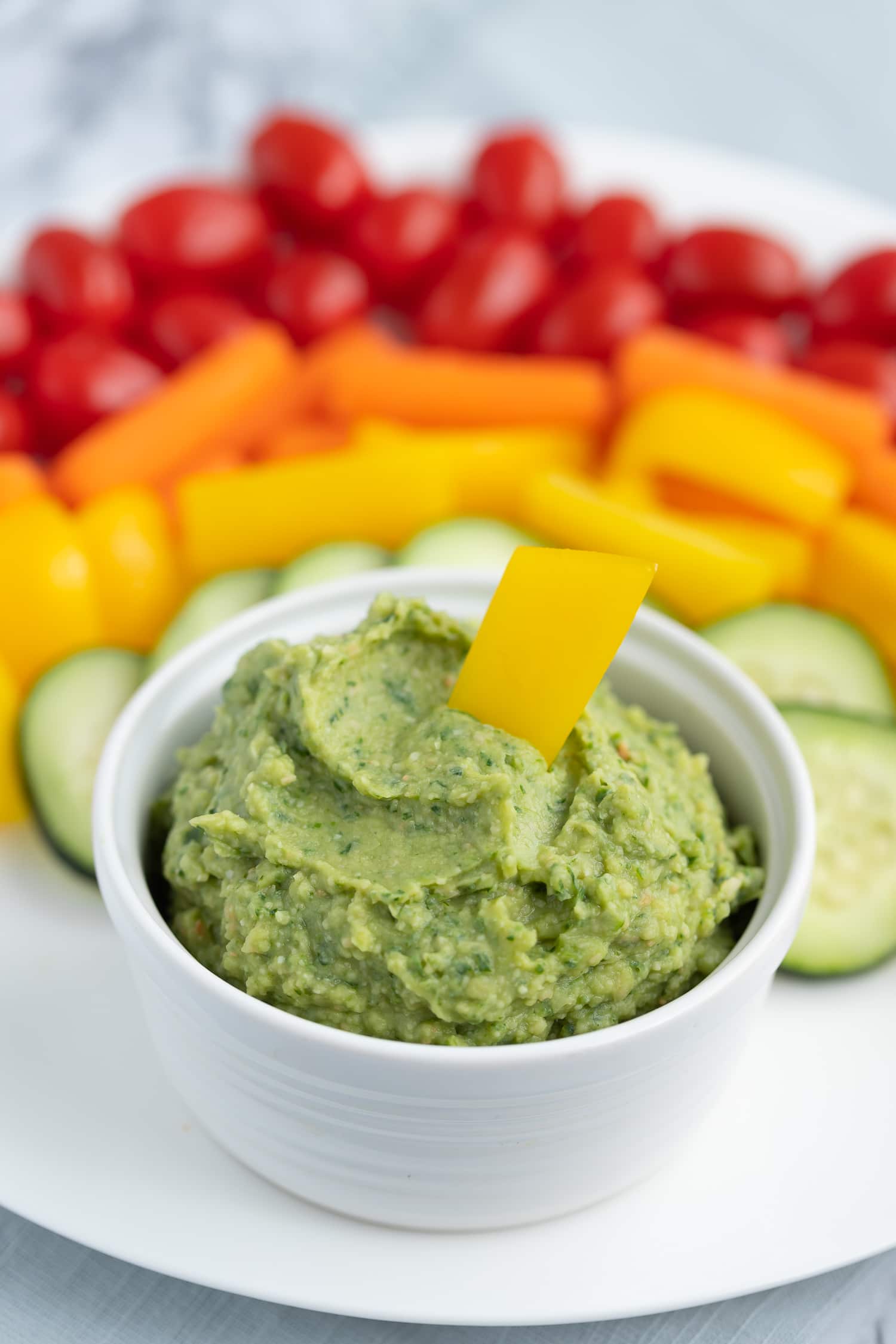 Green Goddess Hummus - A Twist on the Dressing