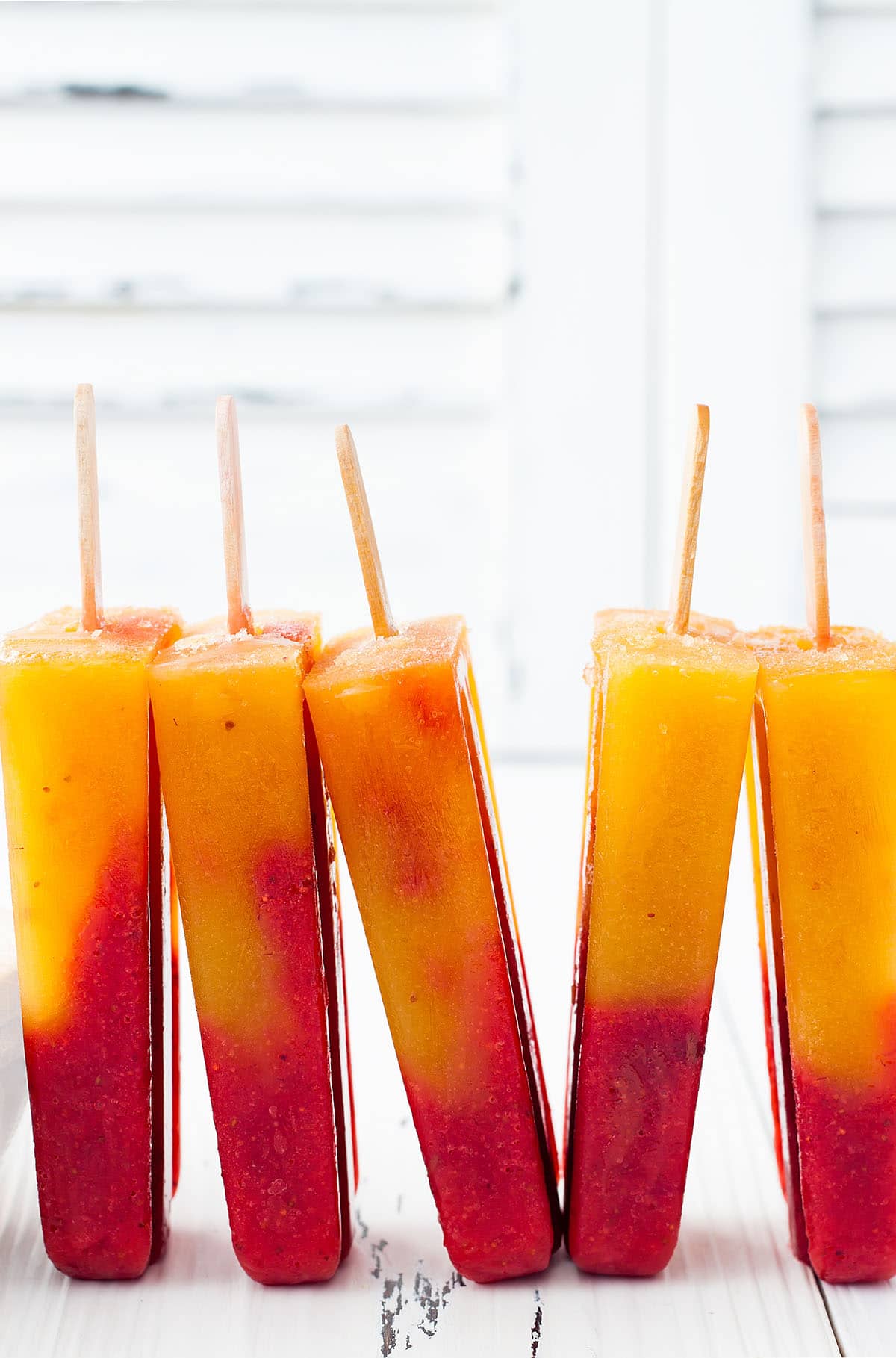 Strawberry Mango Popsicles - SHK