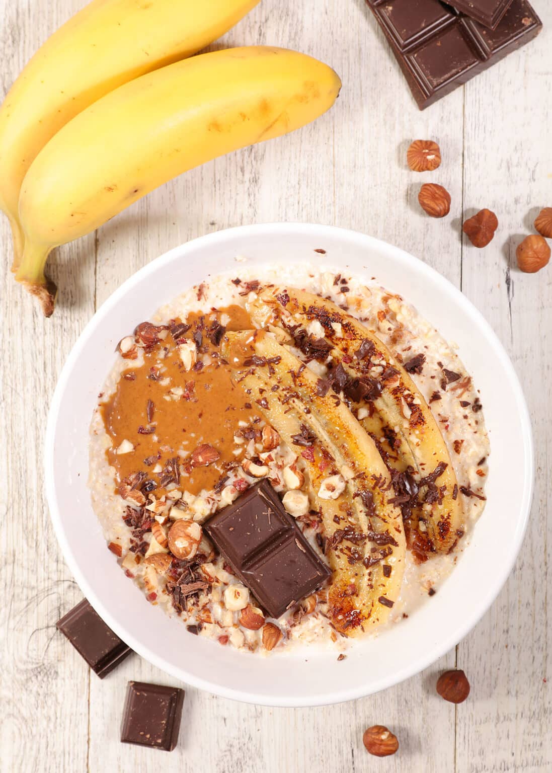 The Best Peanut Butter Banana Oatmeal - SHK