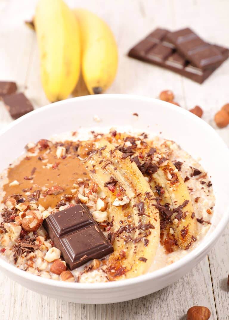 The Best Peanut Butter Banana Oatmeal - SHK
