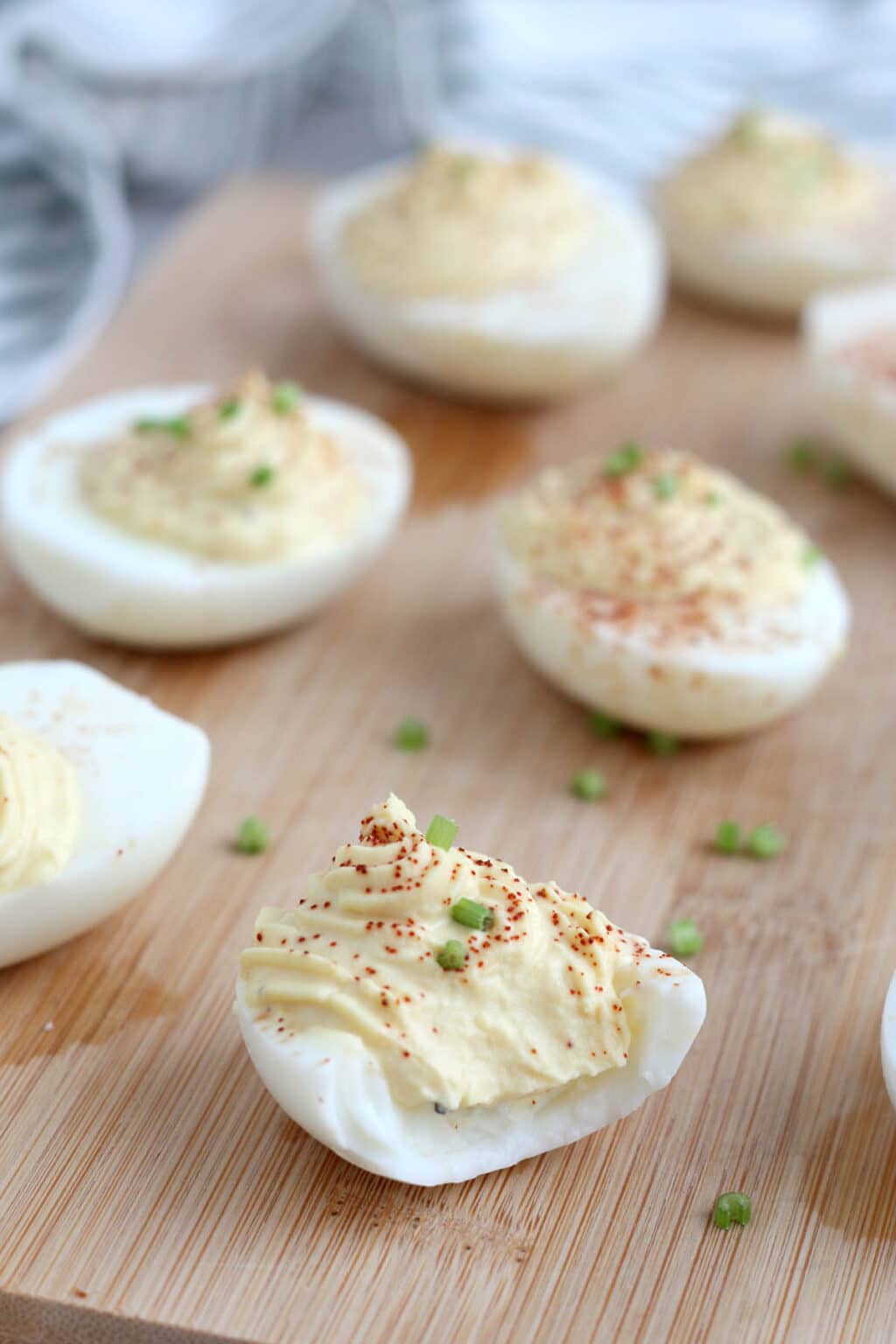 The Best Deviled Egg Recipe (No Mayo) - SHK