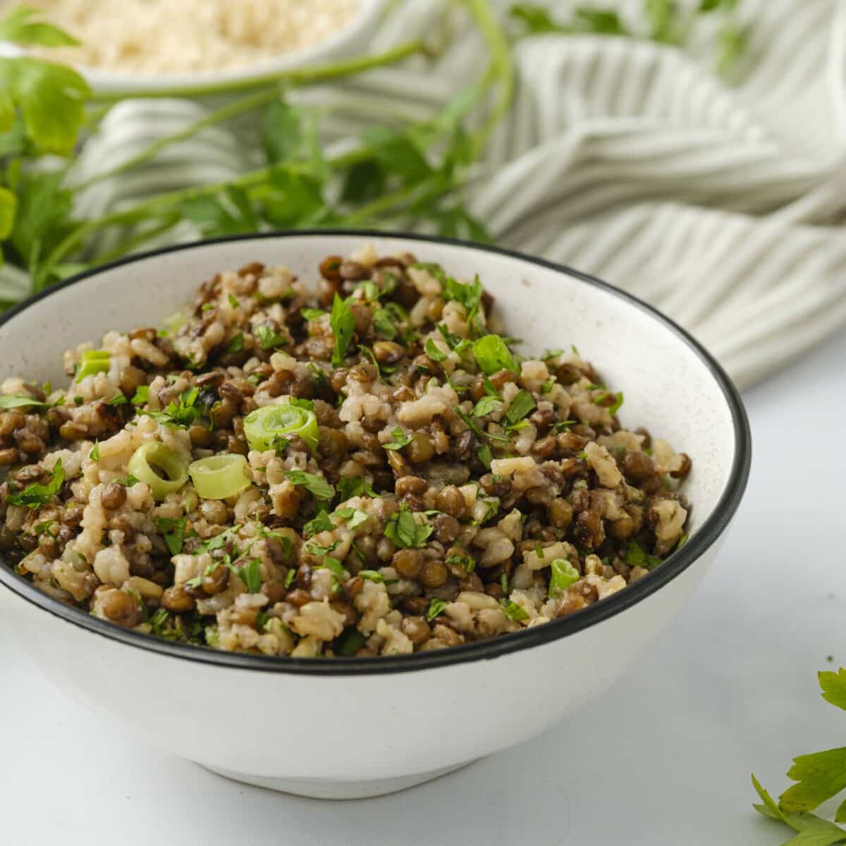 One Pot Lentils and Rice - SHK
