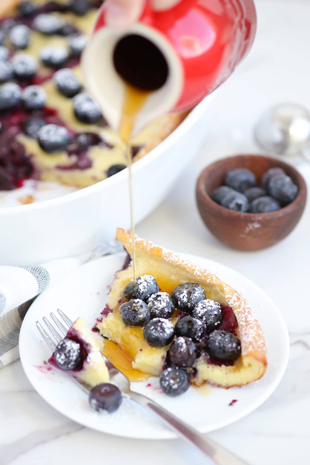 Blueberry Dutch Baby Pancake - SHK