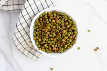 Crunchy Roasted Peas - SHK