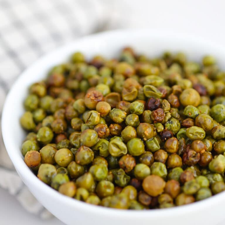Crunchy Roasted Peas - SHK