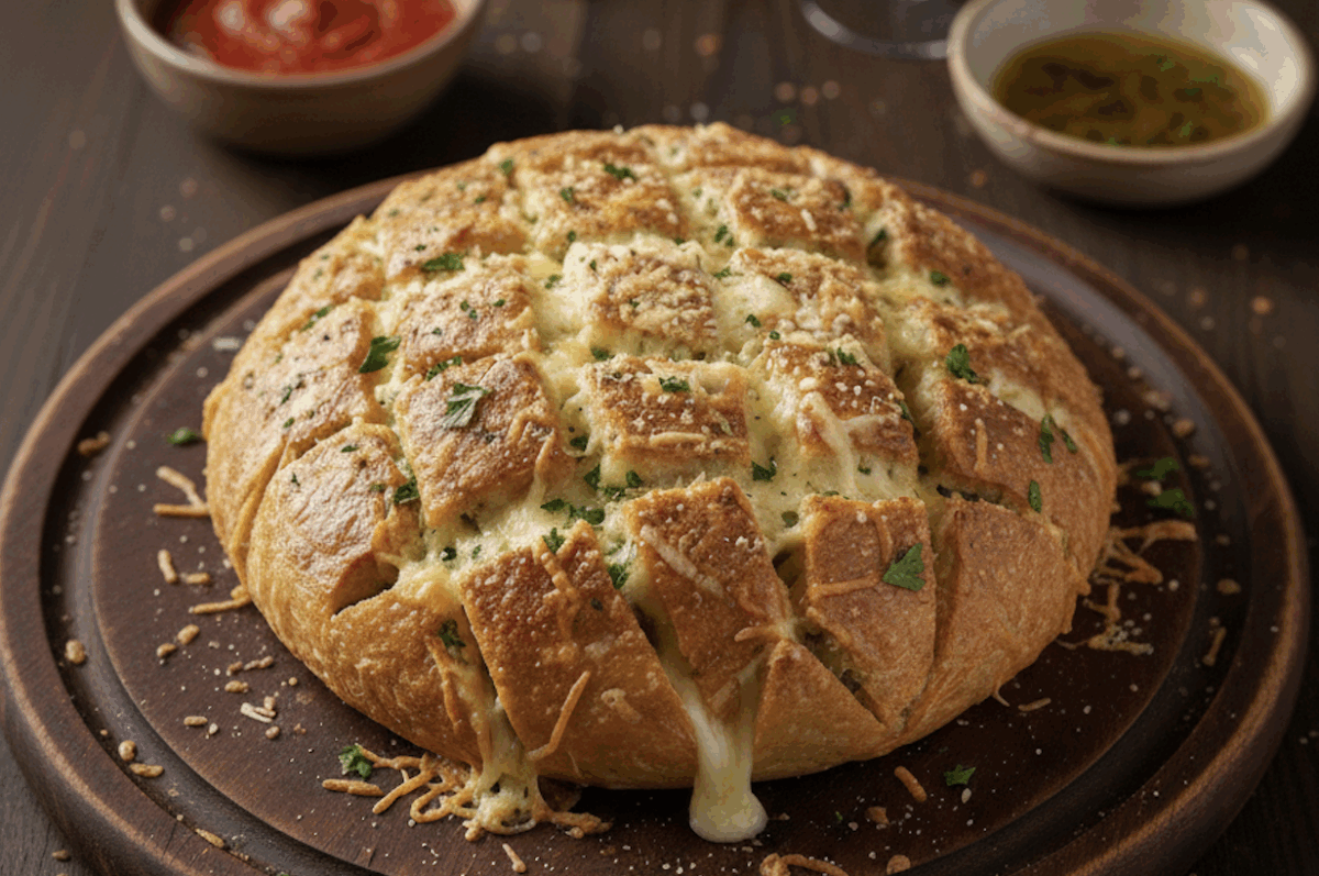 Cheesy Pull-Apart Bread - SHK