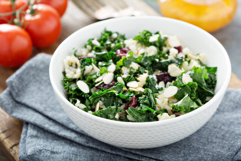 Warm Kale and Brown Rice Salad - SHK
