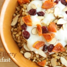 Warm Wheat Berry Breakfast - SHK
