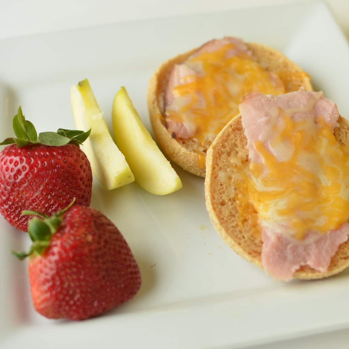 Ham and Cheese English Muffin - Super Healthy Kids
