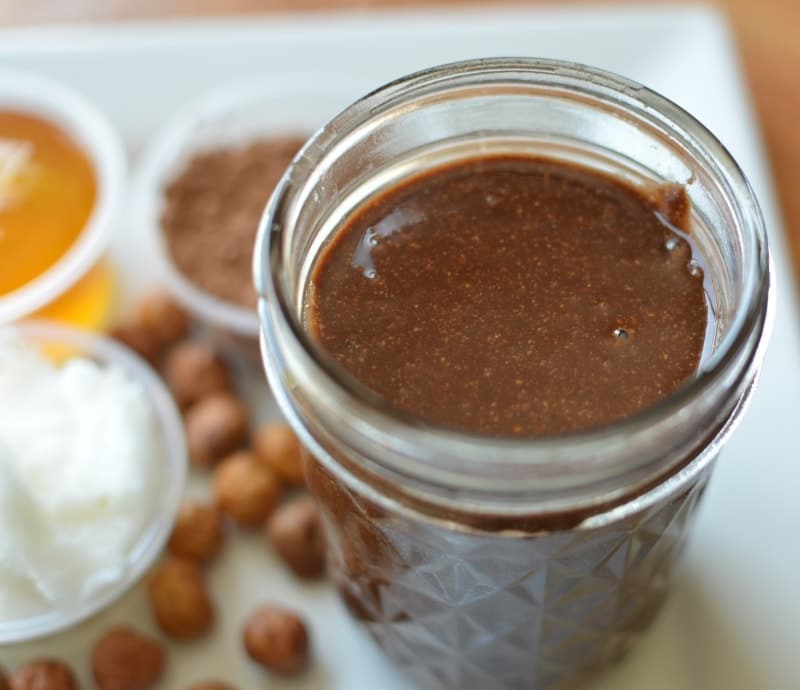 Hazelnutty Cocoa Spread Recipe {Homemade Nutella} - Super Healthy Kids