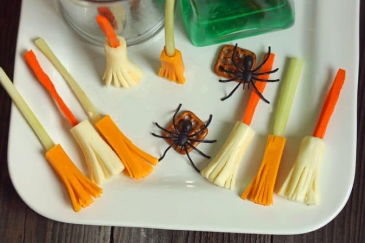 Witches' Broom Snack - Super Healthy Kids