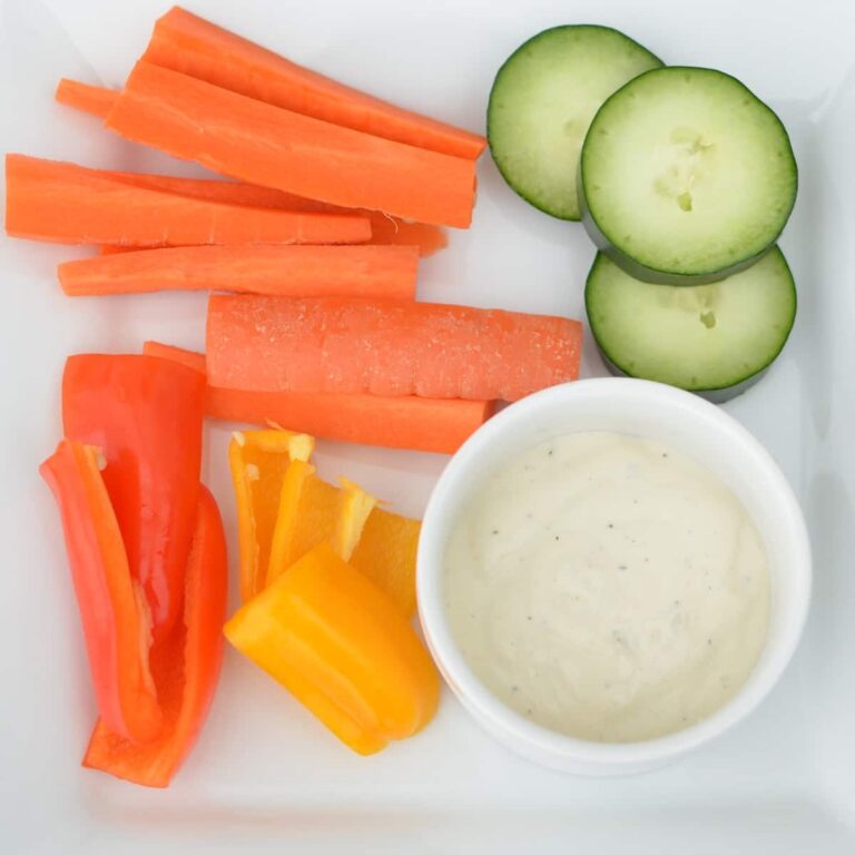 Homemade Ranch and Veggies - Super Healthy Kids