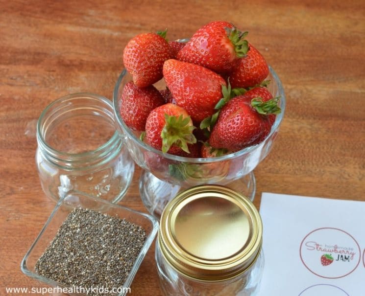how to make strawberry jam healthy